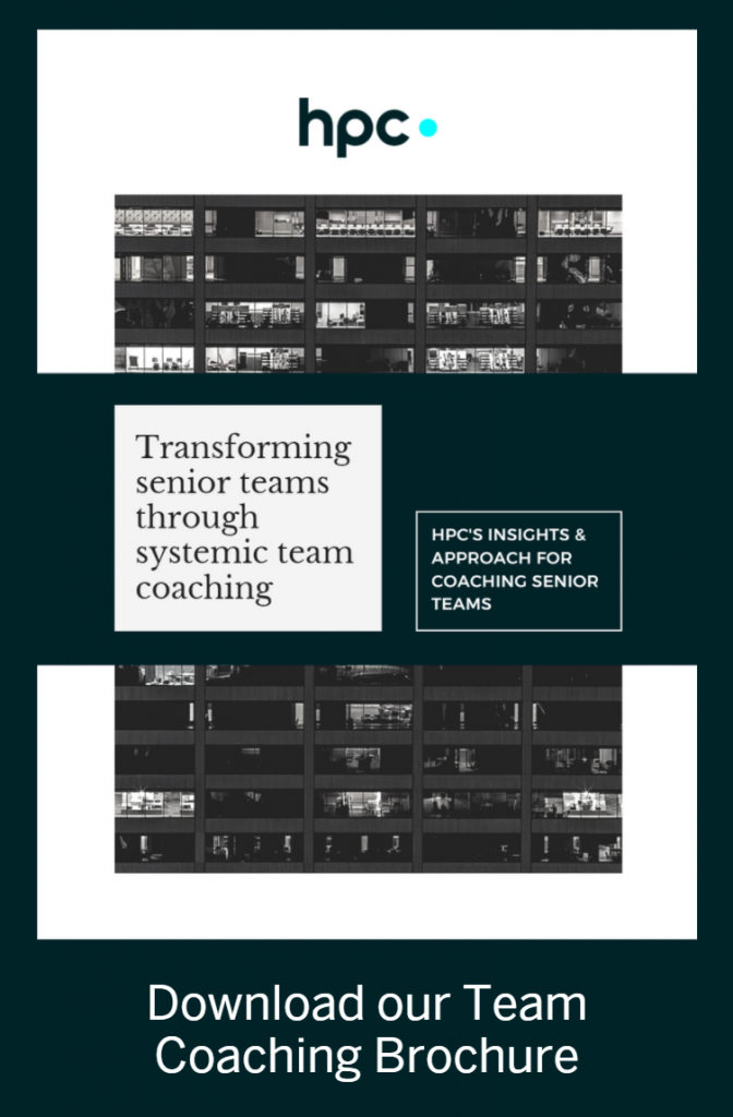 ‘Re-launching’ a team through Team Coaching - high performance culture ...